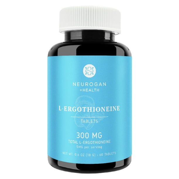 L-Ergothioneine Tablets - 5mg, 60 Count - High-Potency Premium Aging ...