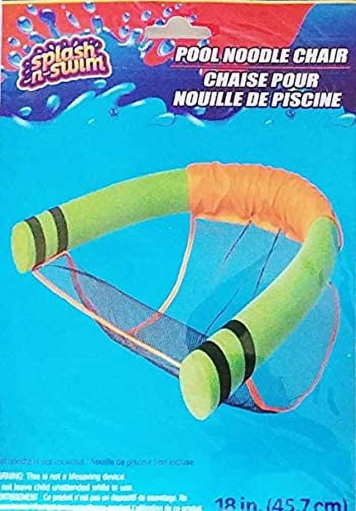 L.G. Swim Pool Noodle Toy Pool Floating Lounge Chair 18" - Orange ...