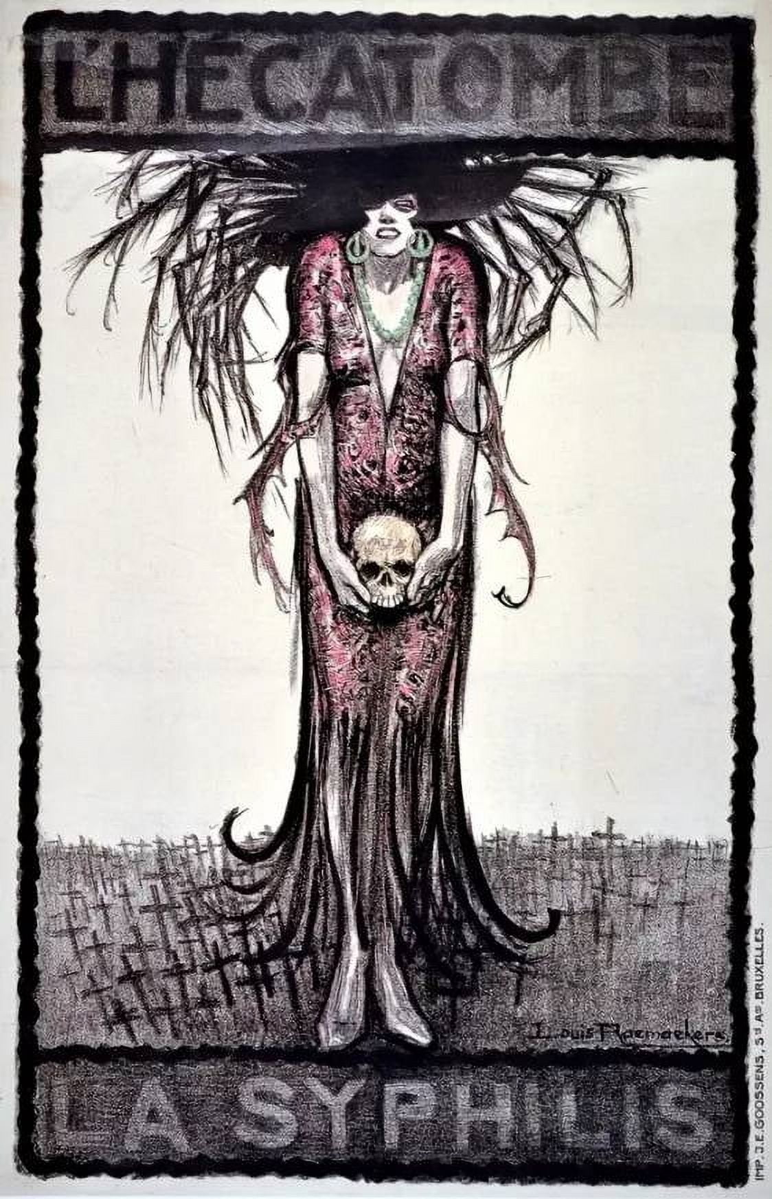 L' Hecatimbe La Syphilis Decorative Poster. Home Graphic Art Design 11 ...