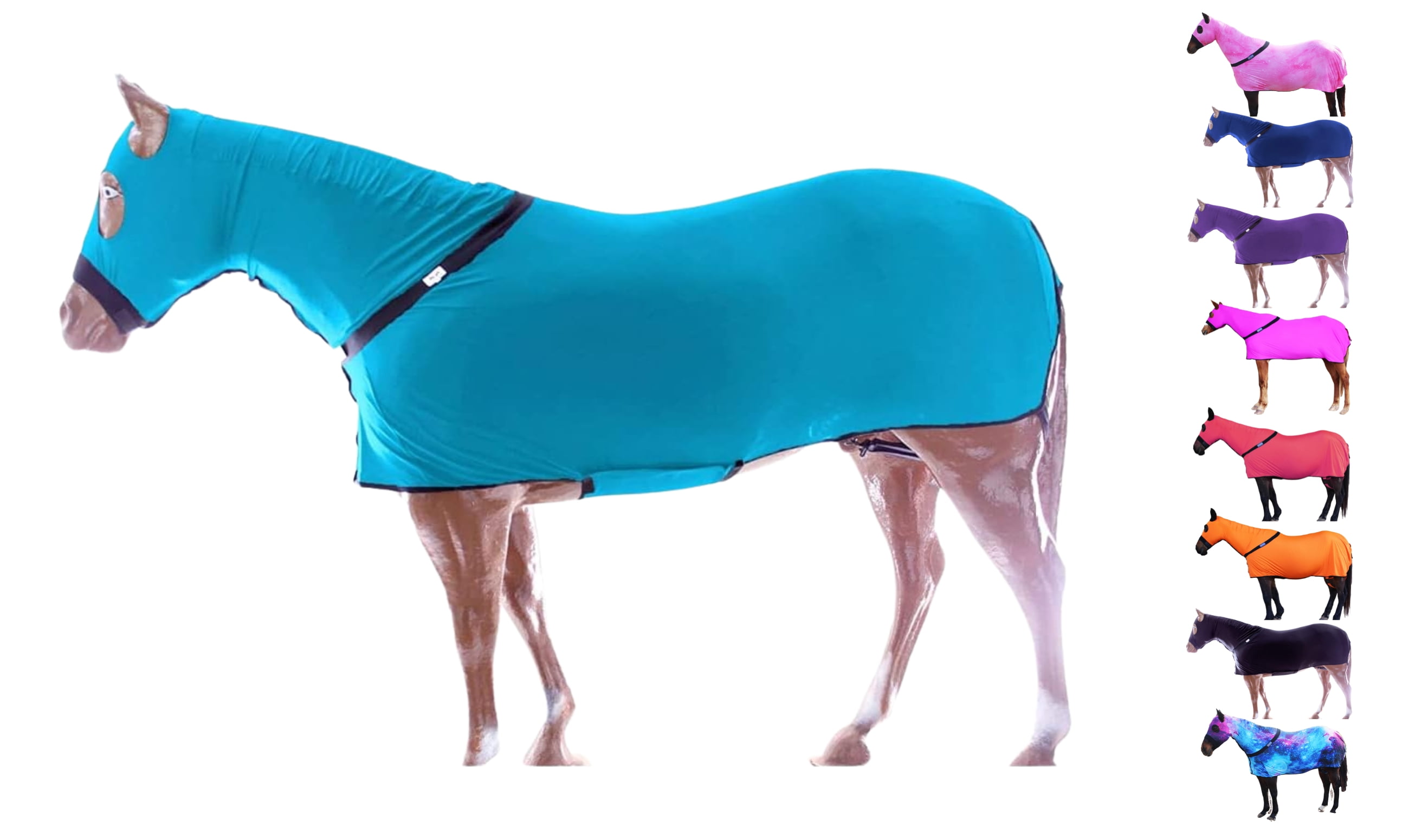 Large Horse Comfort Stretch Full Body Sheet Slinky Sleazy Neck ...