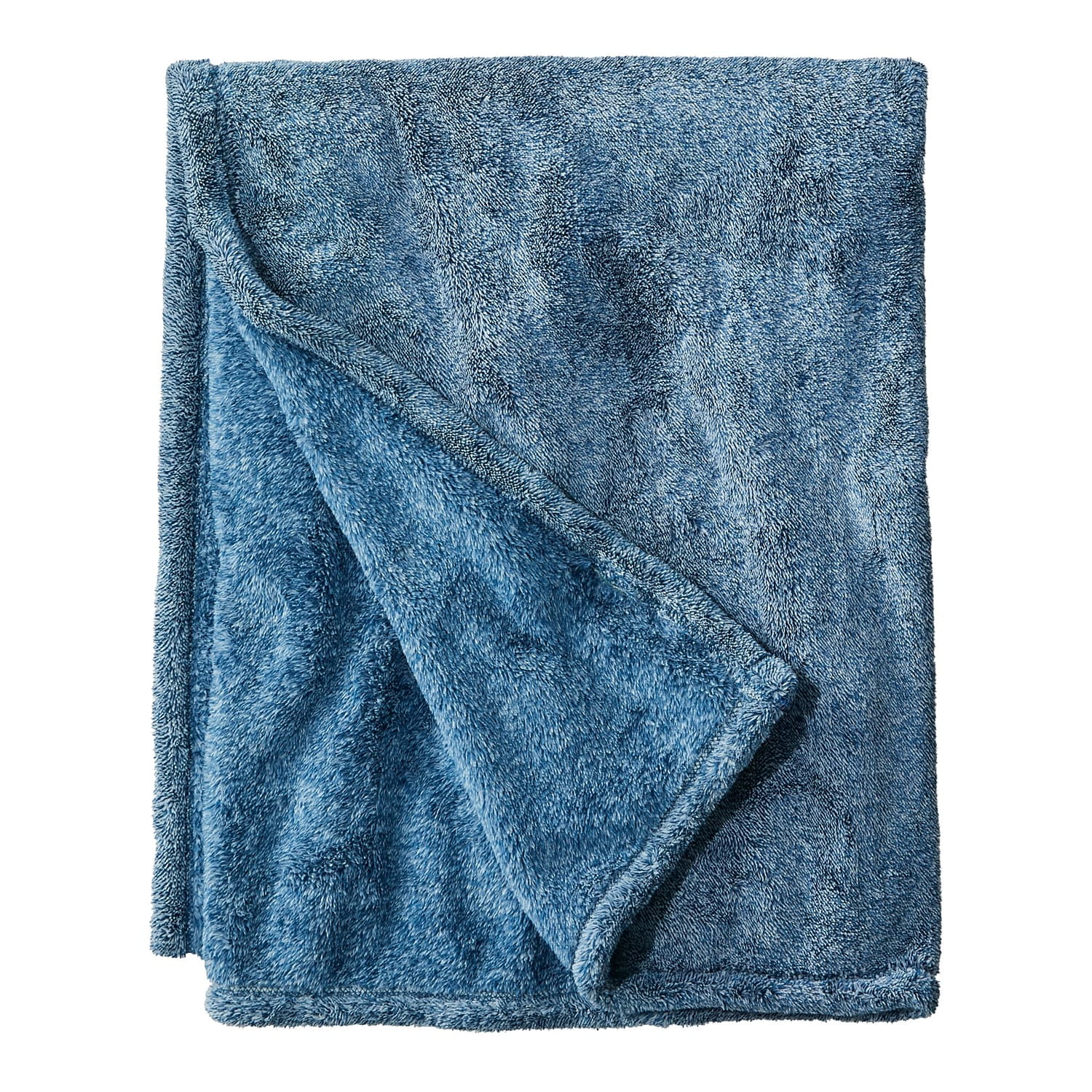 L.L.Bean Wicked Plush Throw Extra Large Bayside Blue Heather ...