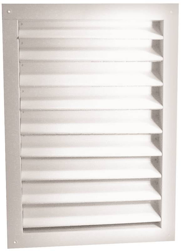Master Flow DA1212W Dual Louver, 14-3/4 in L, 14-1/2 in W, Aluminum ...