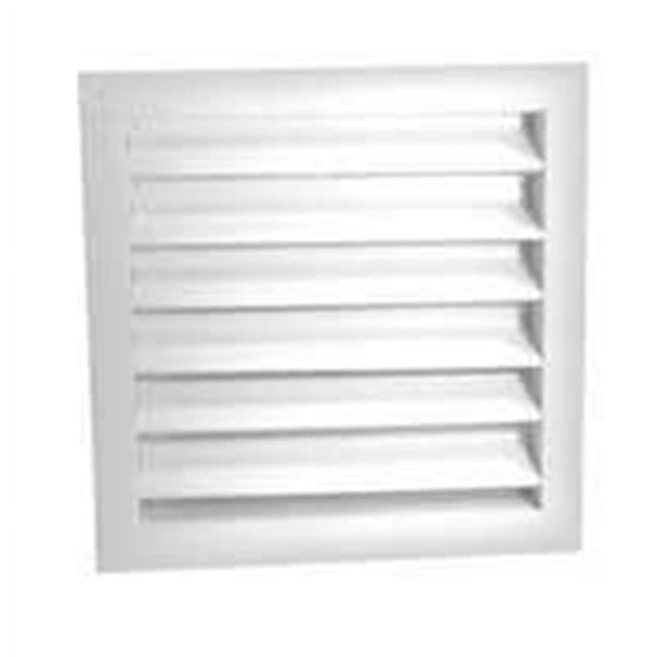 Ll Building Master Flow 12x18 White Aluminum Wall Louver Vent, Durable ...