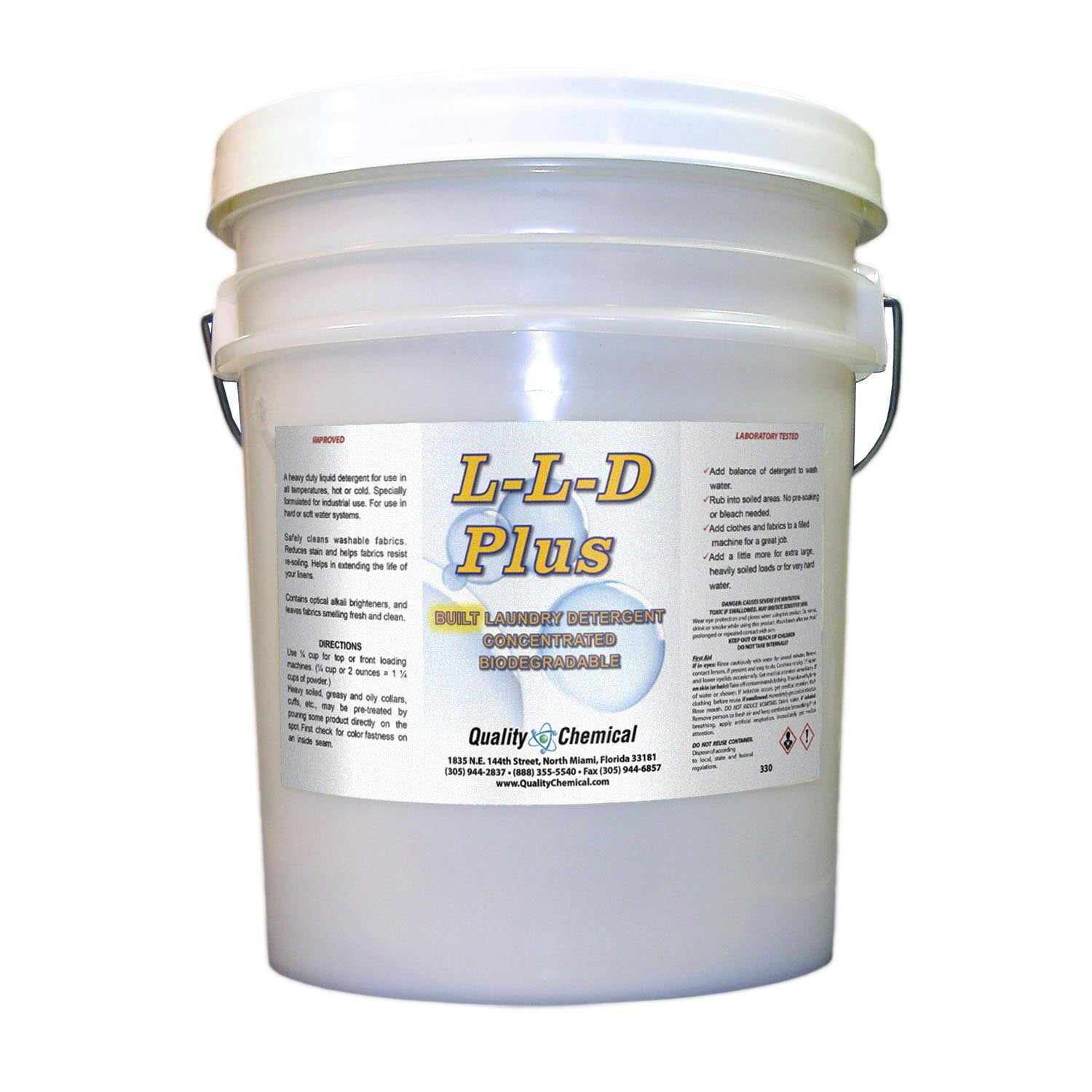 L-L-D PLUS - concentrated BUILT laundry detergent - 5 gallon pail ...