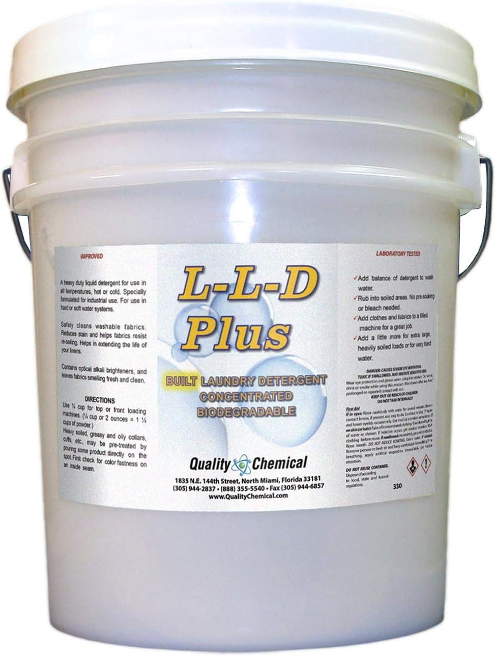 L-L-D Plus - Concentrated Built Laundry Detergent-5 Gallon Pail ...