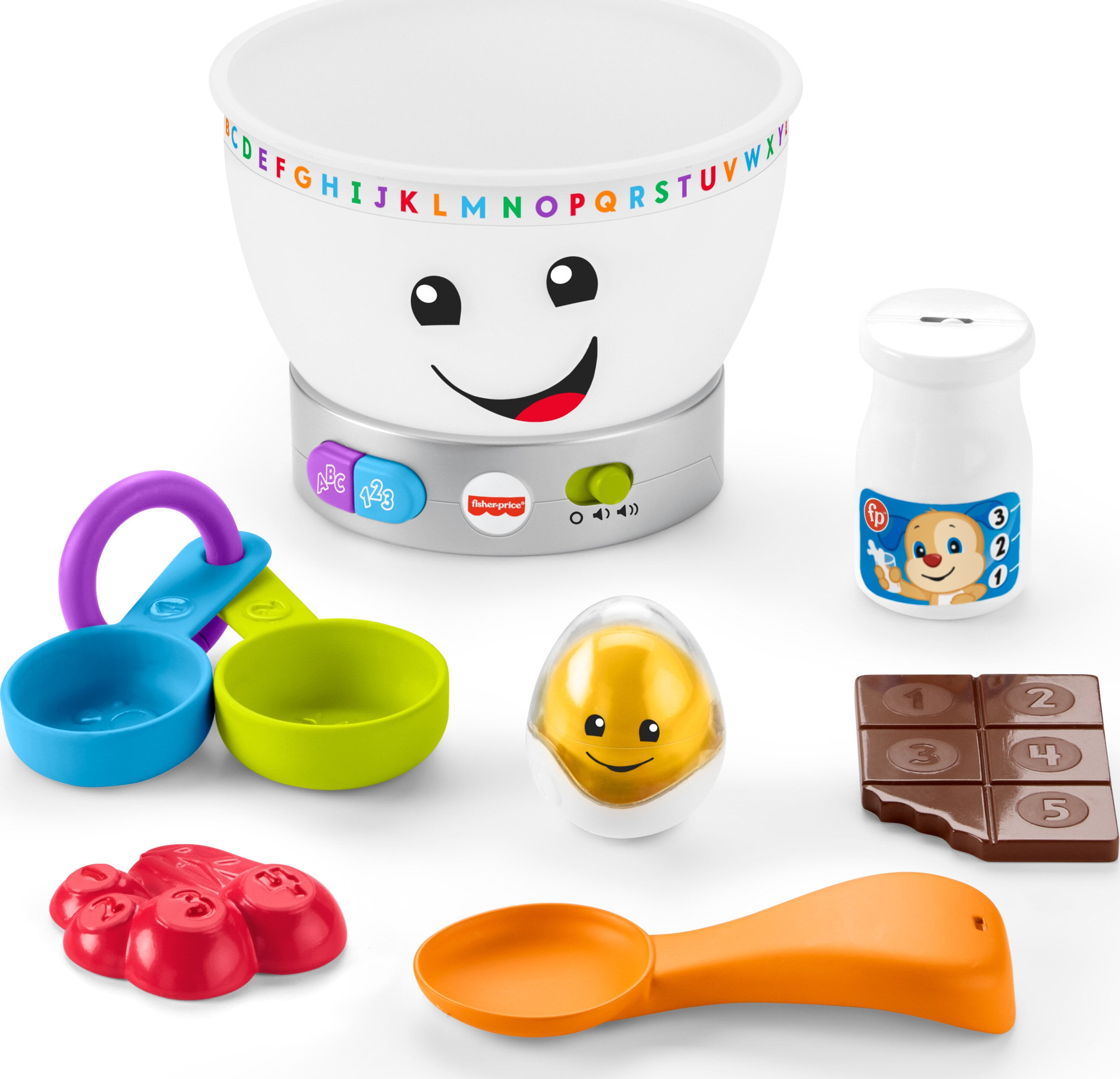 Fisher-Price Laugh & Learn Magic Color Mixing Bowl Baby & Toddler ...