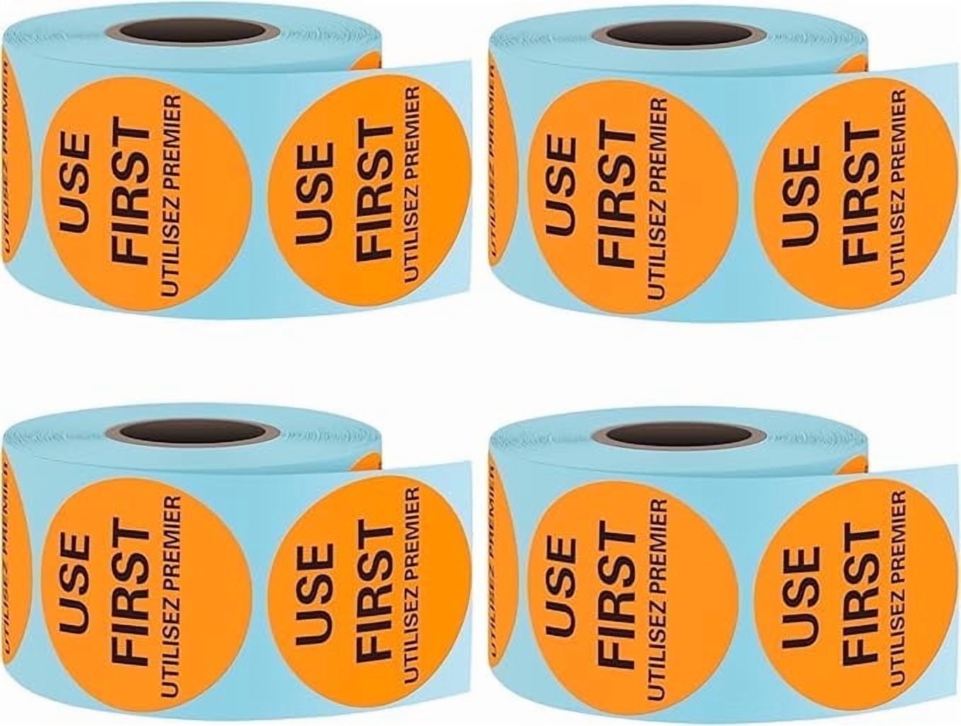 L LIKED 2000 Pcs Use First Circle Stickers 1.5 inch Round Inventory ...