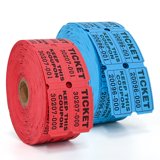 L LIKED 2000 Raffle Tickets Double Rolls 50/50 Stub Tickets with ...