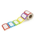 L LIKED 500 Stickers - Colors Plain Name tag Labels with Perforated ...