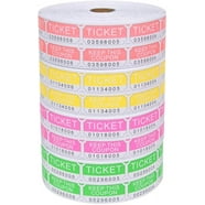 L LIKED Raffle Tickets Double Rolls 1000 per Roll 50/50 Raffle Tickets ...