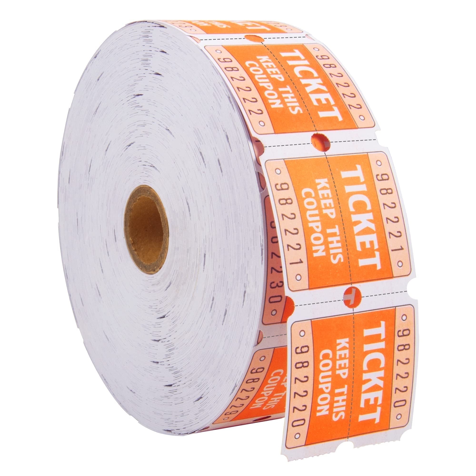 L LIKED Raffle Tickets Double Roll 2000 Per/Roll Consecutively Numbered ...