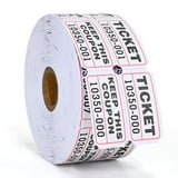 L LIKED Raffle Tickets Double Rolls 1000 per Roll 50/50 Raffle Tickets ...
