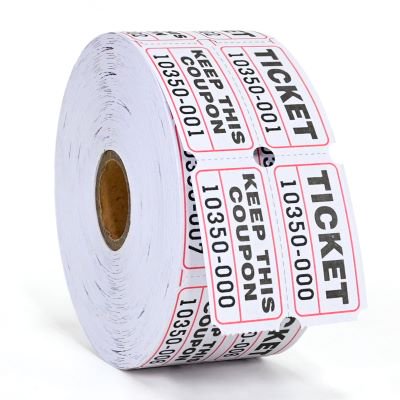 L LIKED Raffle Tickets Double Rolls 1000 per Roll 50/50 Raffle Tickets ...