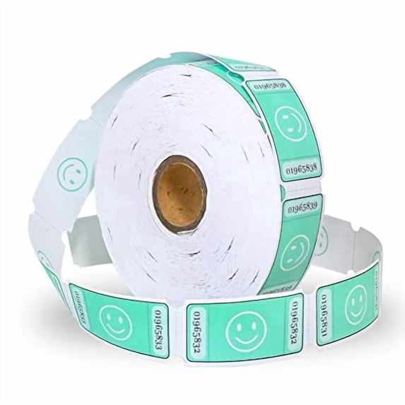 L LIKED Smile Raffle Tickets Roll Each Tickets 1''x2'', for Events ...