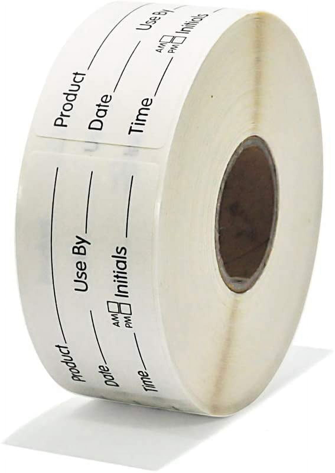 L LIKED Use by 1 x 2 Inch Dissolvable Labels for Food Rotation Prep ...