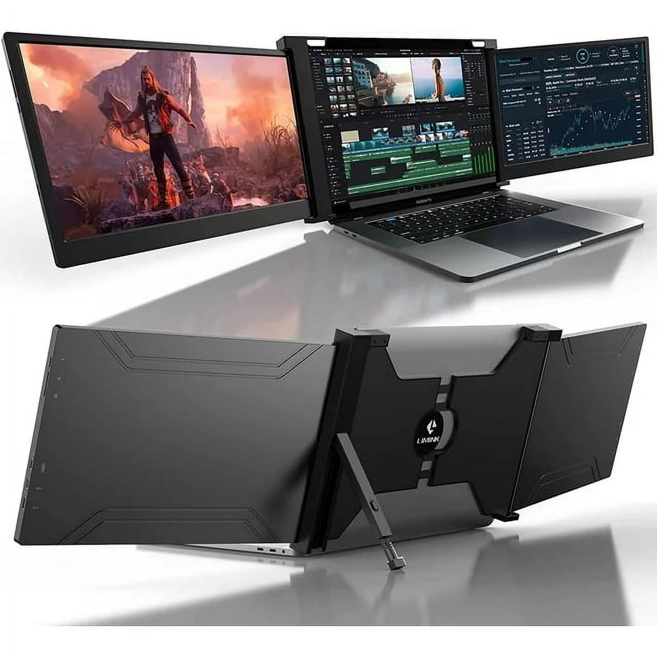 L LIMINK 14" 1920 x 1080P Extender Computer Monitor, Black - Walmart.com