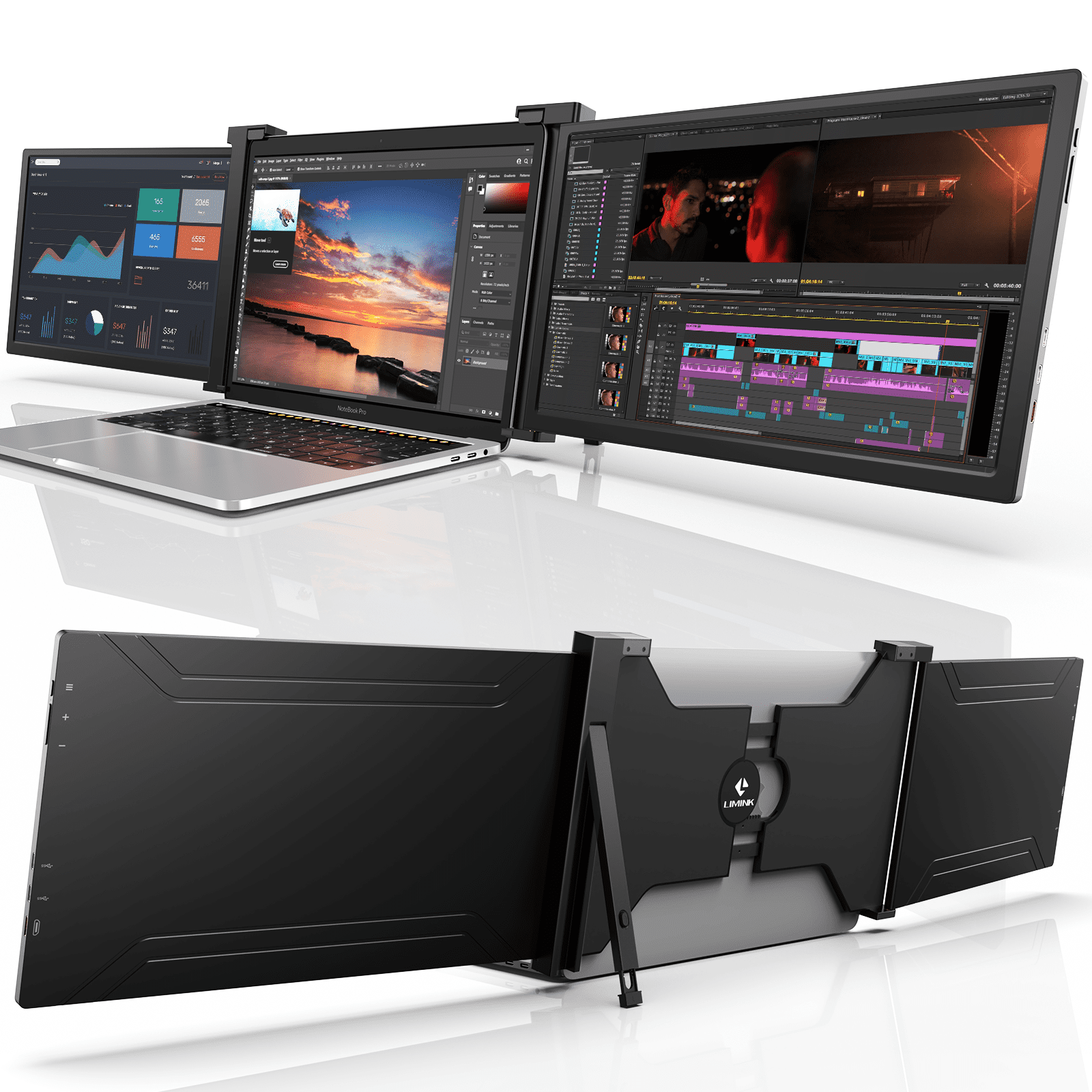 L LIMINK 15.4 19201080P Portable Extender Monitor, Philippines | Ubuy