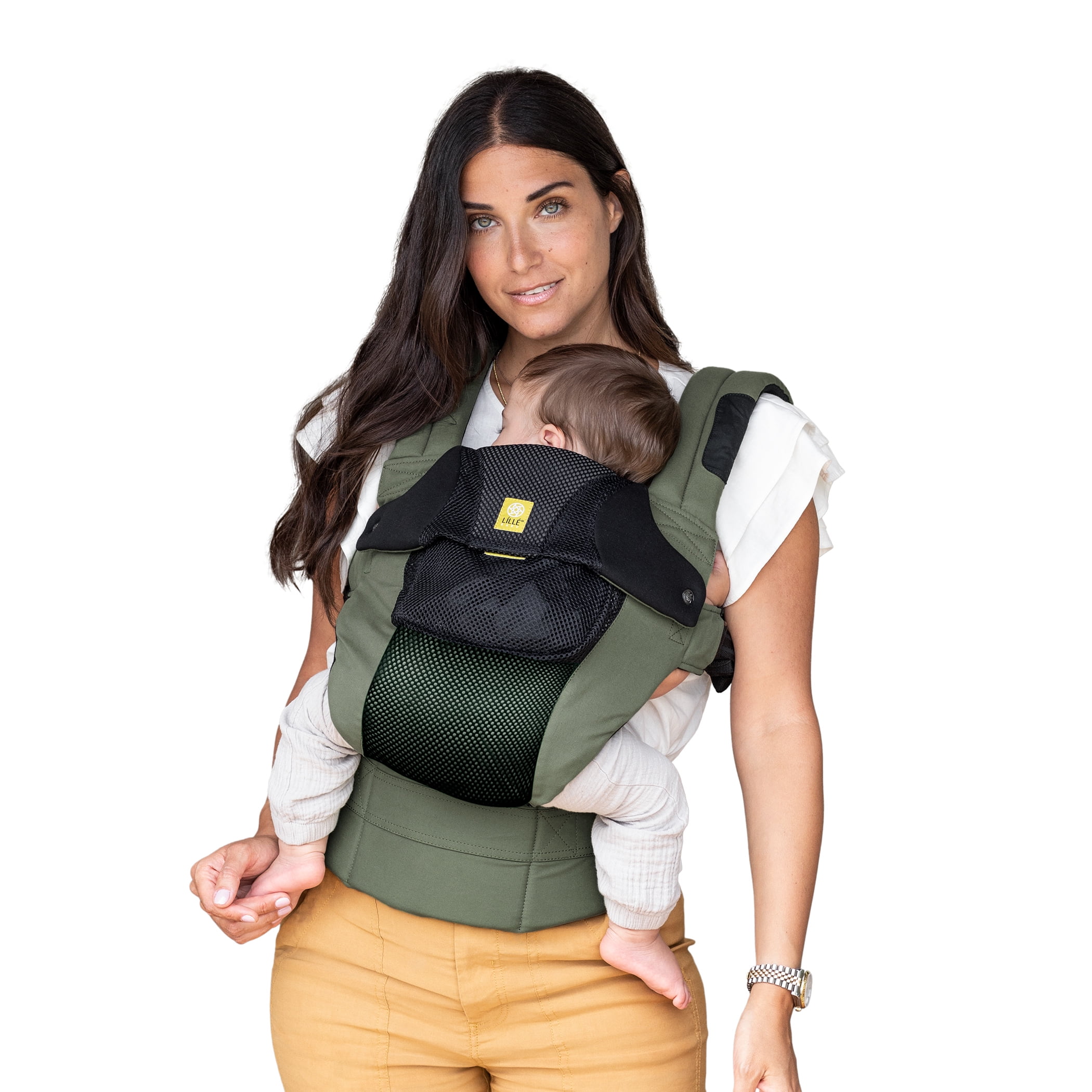 LÍLLÉbaby Complete 6-in-1, Deluxe Airflow Ergonomic Carrier in Olive ...
