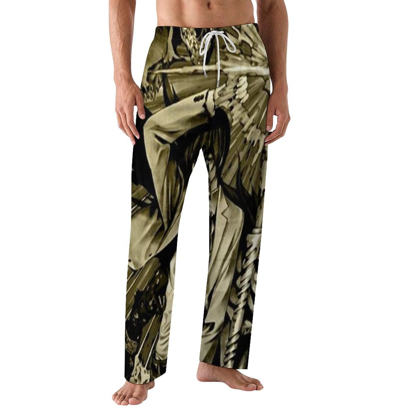 L Lawliet Death Note Mens Pajama Pants Cozy Soft Lounge Sleep Pajamas ...