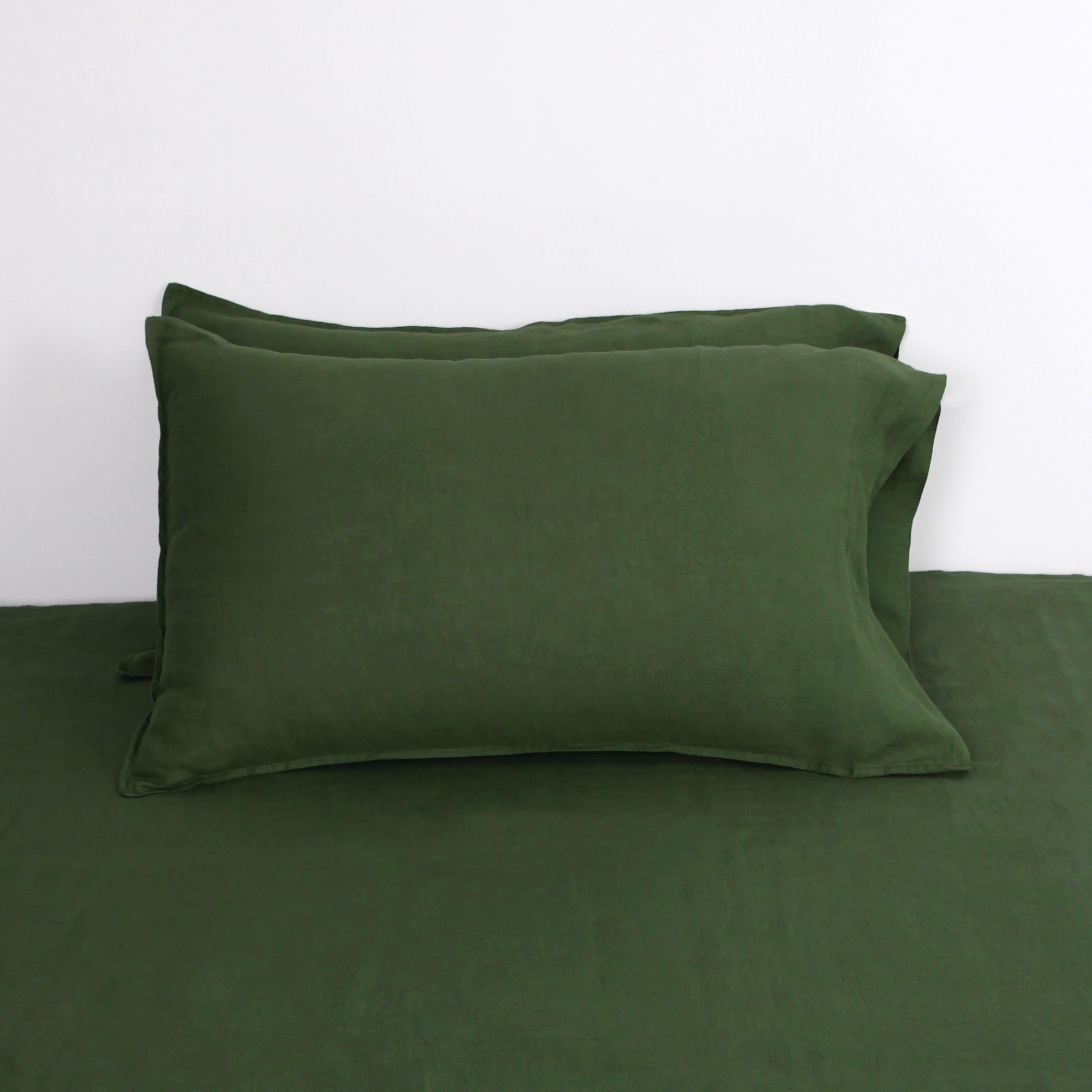 L Linen World Linen Pillow Cases 100% French Natural Linen Pillowcase ...