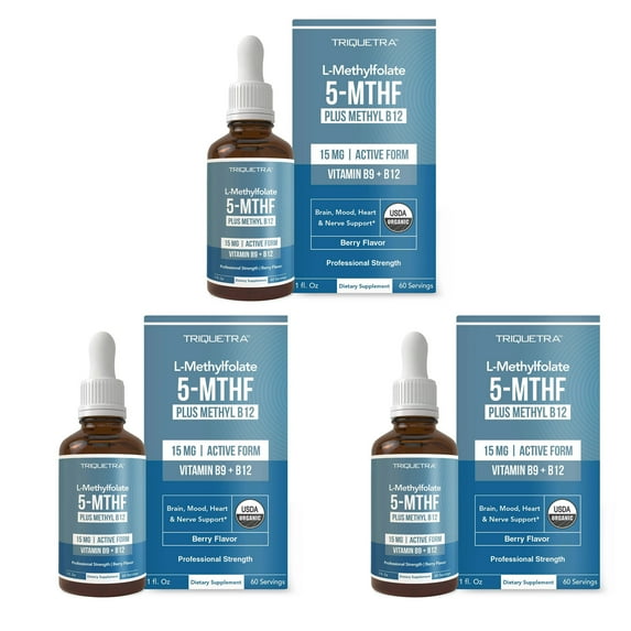 L Methyl Folate 15mg Plus Methyl B12 Cofactor – Organic Berry Mood ...