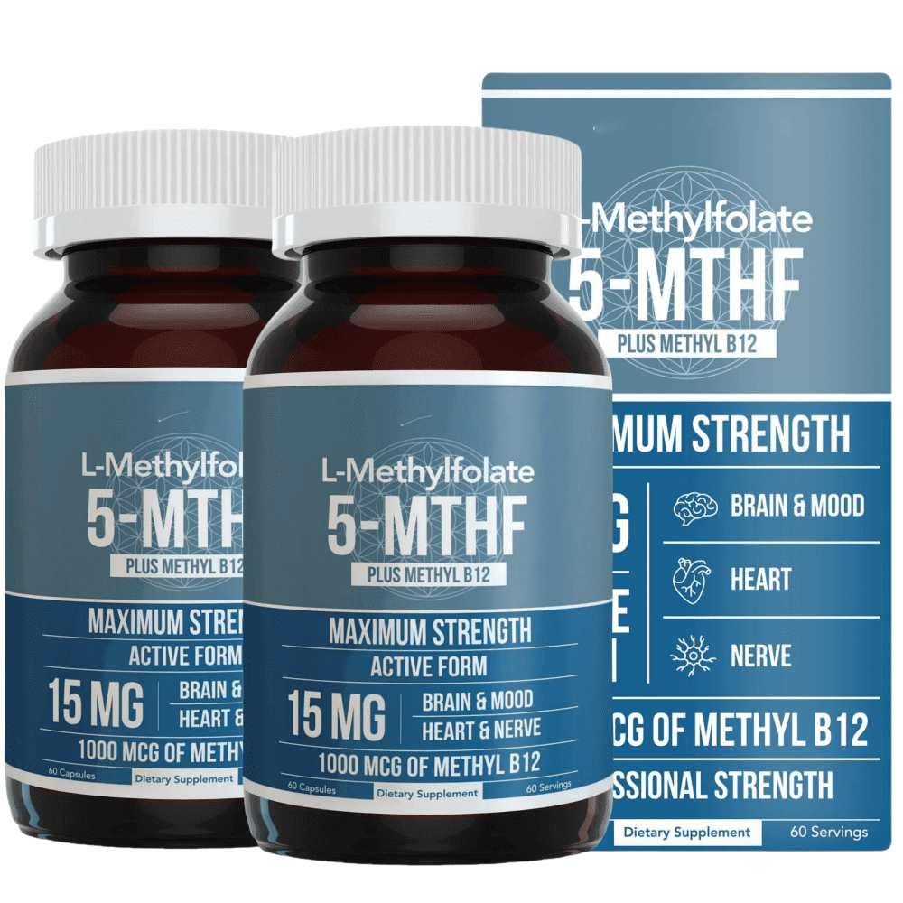 L Methyl Folate 15mg Plus Methyl b12 - Walmart.com