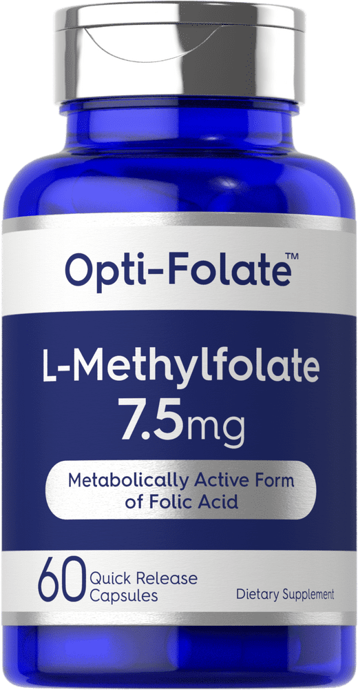 Opti-Folate L Methylfolate 7.5 mg Vitamins, 60 Capsules, Methyl Folate ...