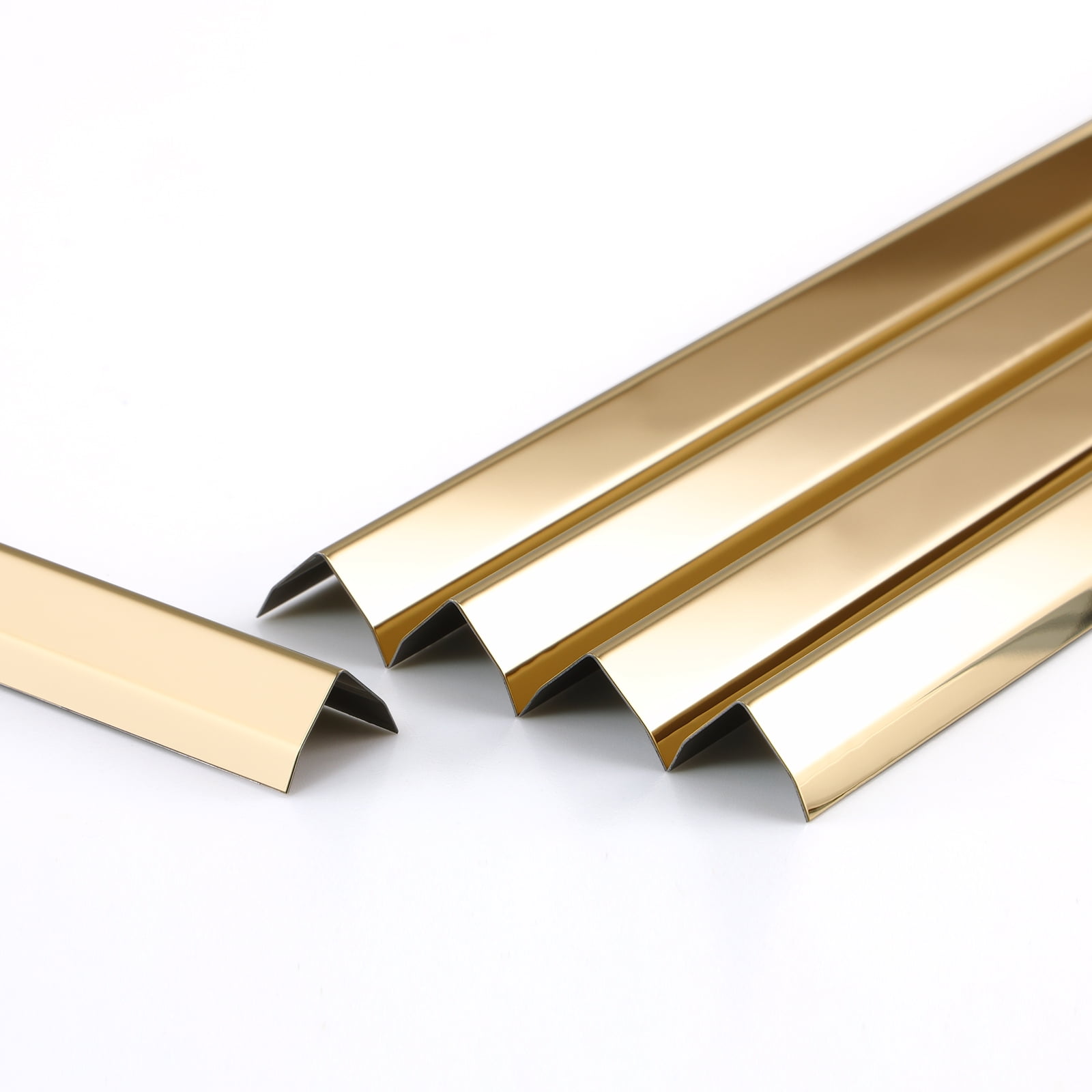 L Molding Stainless Steel Corner Guards with 90° Angle for Wall Cabinet ...