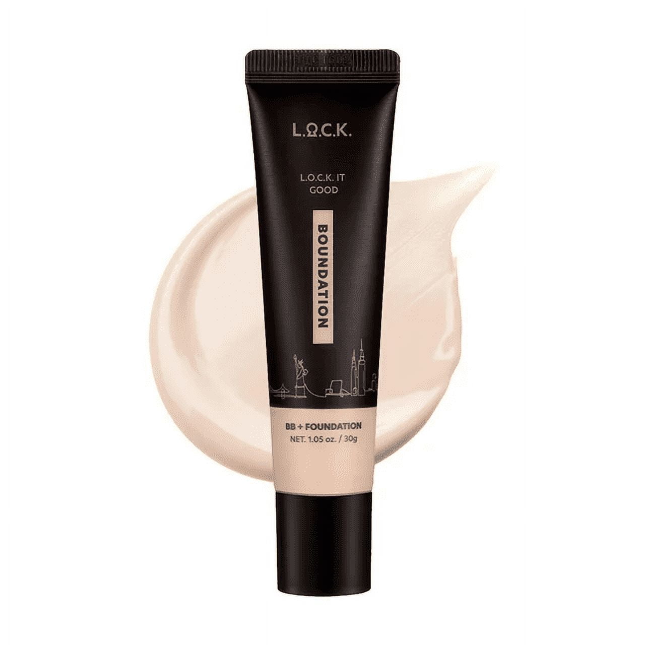 L.O.C.K. Color it Good Boundation 01 Fair Beige, B.B Cream Foundation ...