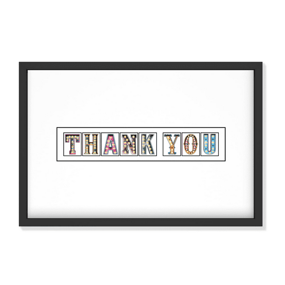 L&O Goods Thank You Card | Large Signature Board | Gift For For Boss ...