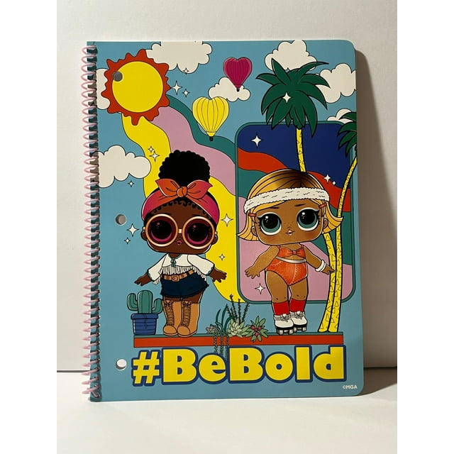 L.O.L. Surprise! 1 Subject Wide Ruled Spiral Notebook - Walmart.com