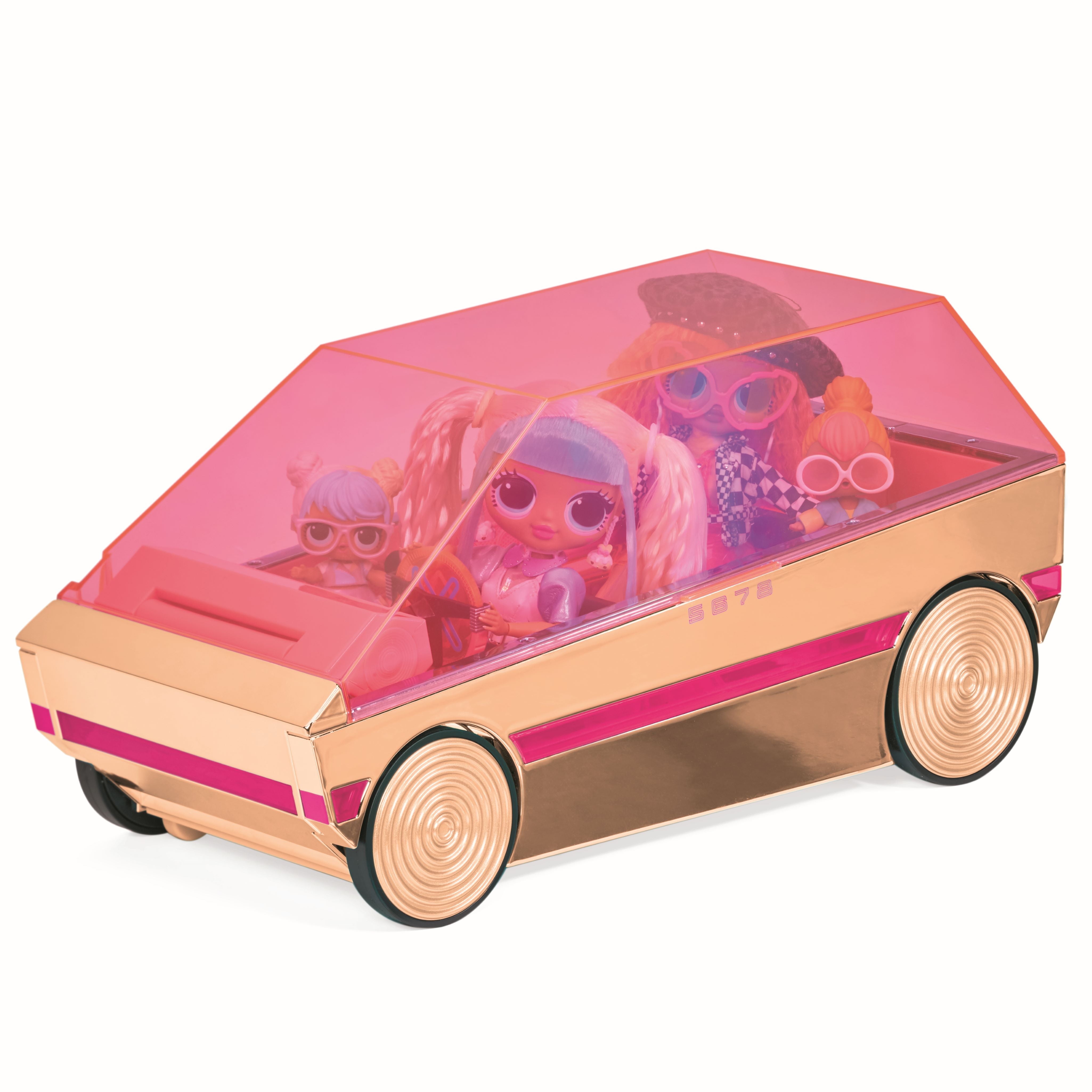 L.O.L. Surprise! 3-in-1 Party Cruiser Car with Surprise Pool, Dance ...
