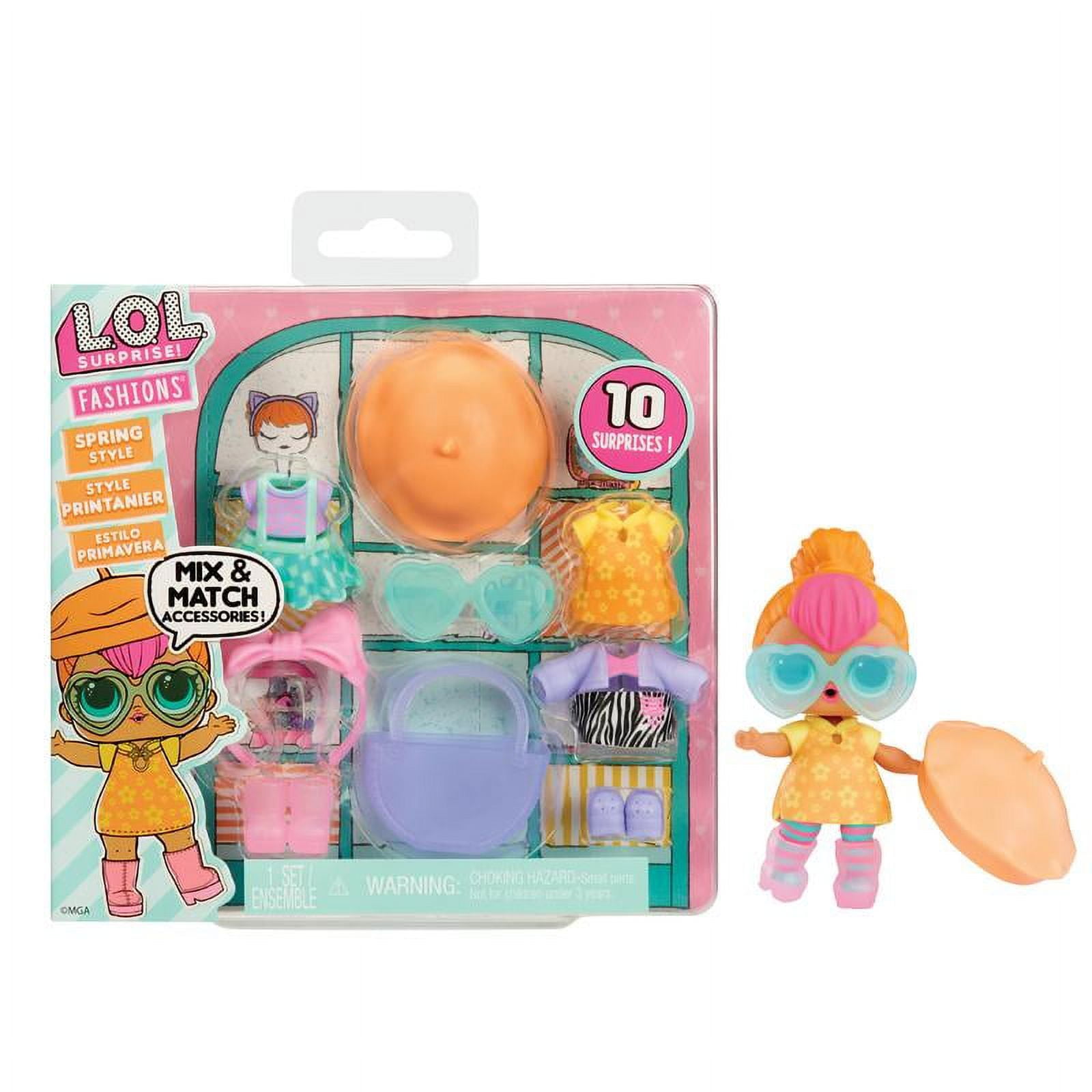 L.O.L. Surprise! Fashion Pack, Spring Style, 6 Unique Doll Sets ...