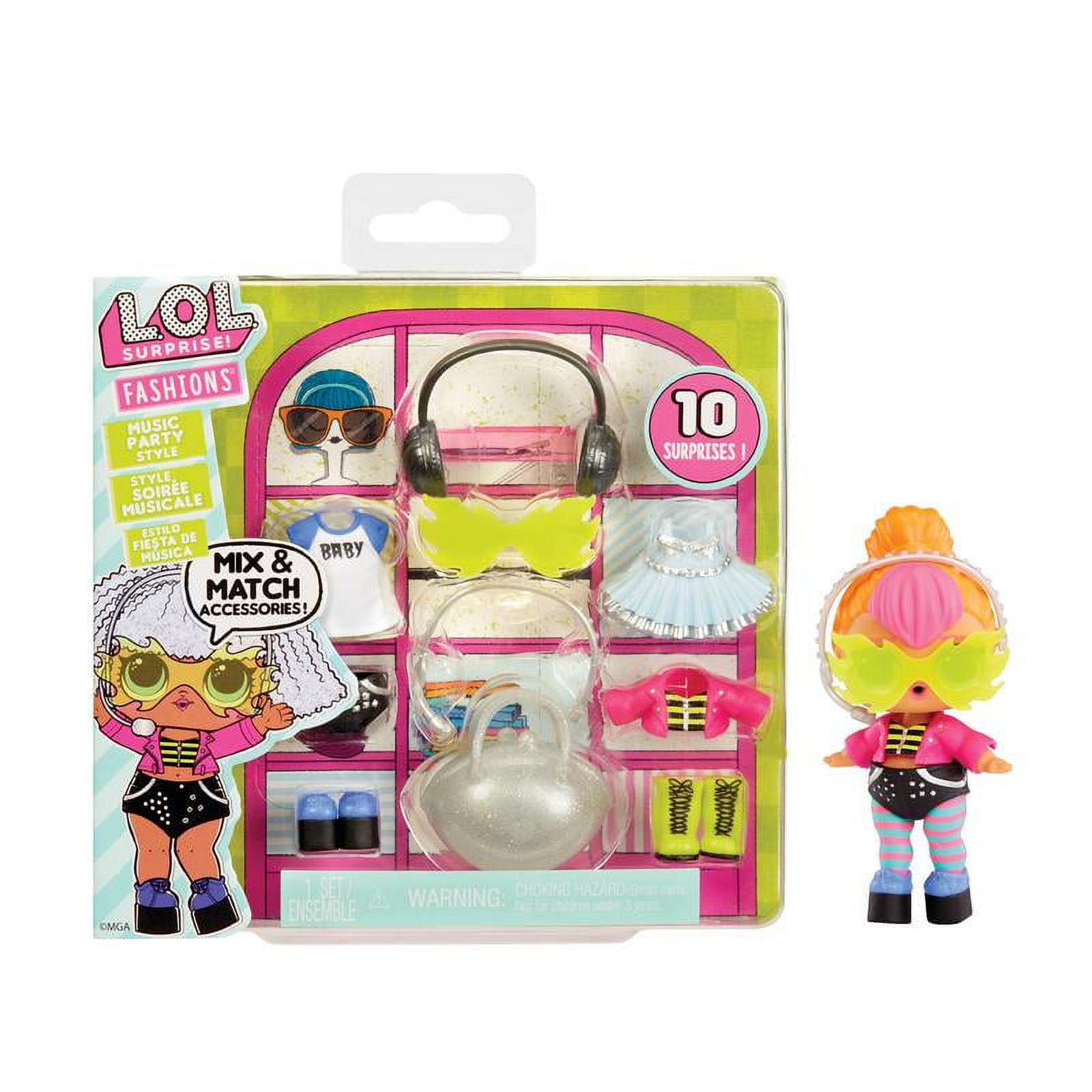 L.O.L. Surprise! Fashion Packs Doll Accessories Multicolor, 10 Pieces ...