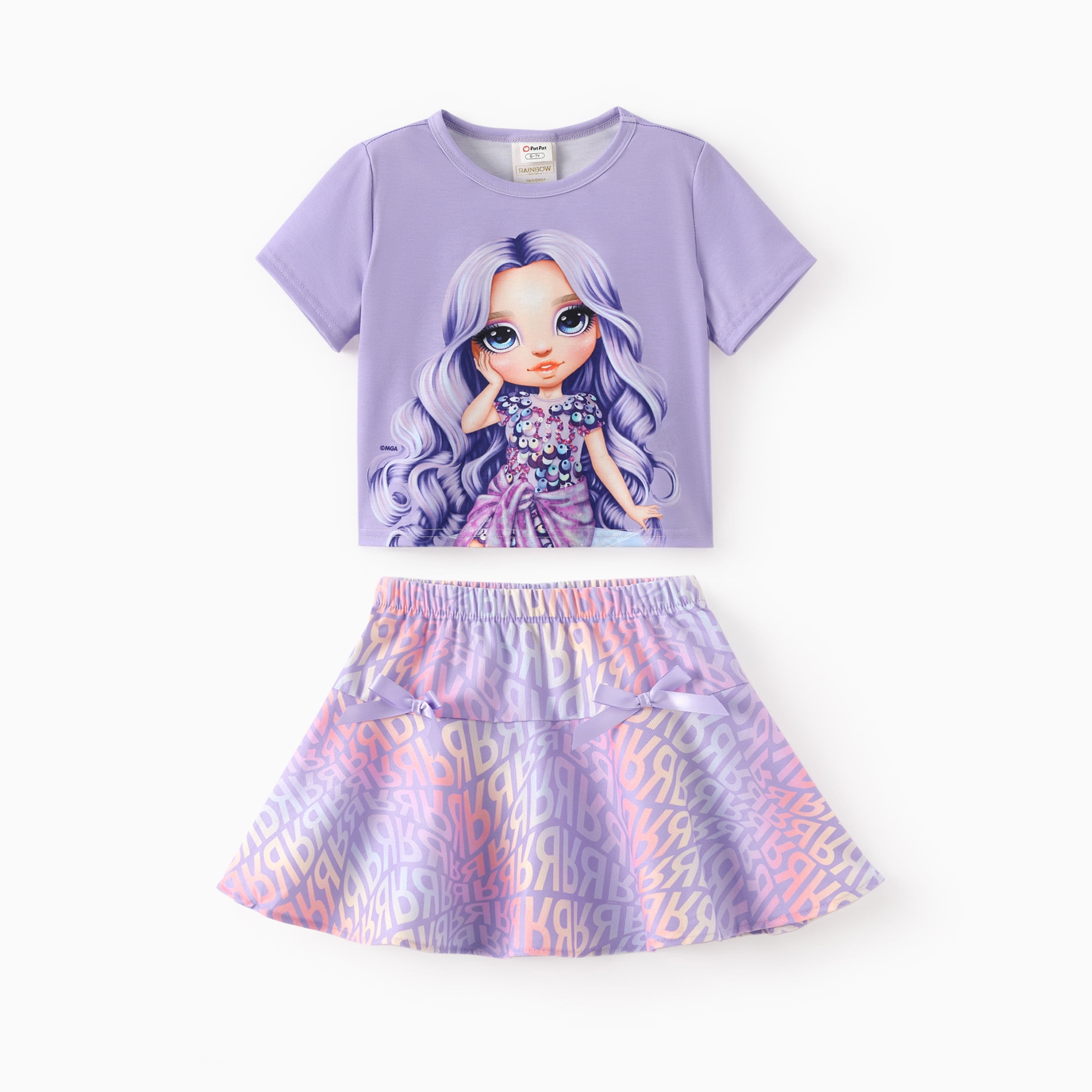L.O.L Surprise! Girls Dresses Rainbow High Short sleeves Graphic Tee ...