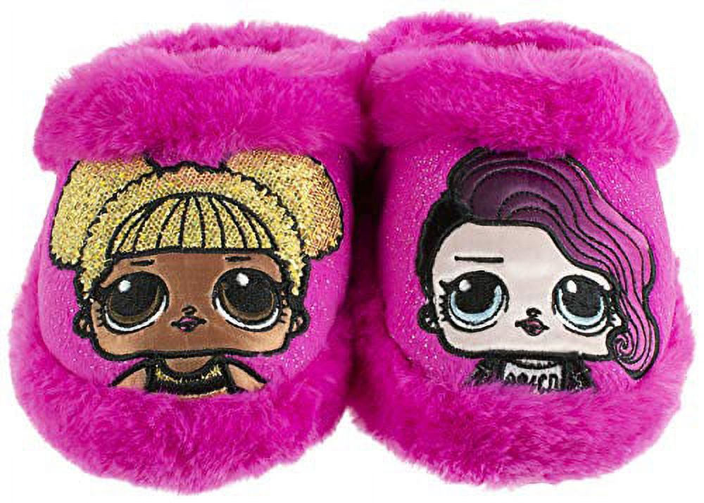 L.O.L. Surprise! Girls Slipper, Easy Slip-on Scuff, Queen Bee and ...