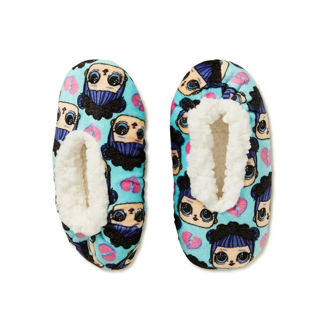 L.O.L. Surprise!, Girls Slipper Socks, 1-Pack, Sizes S/M & M/L ...
