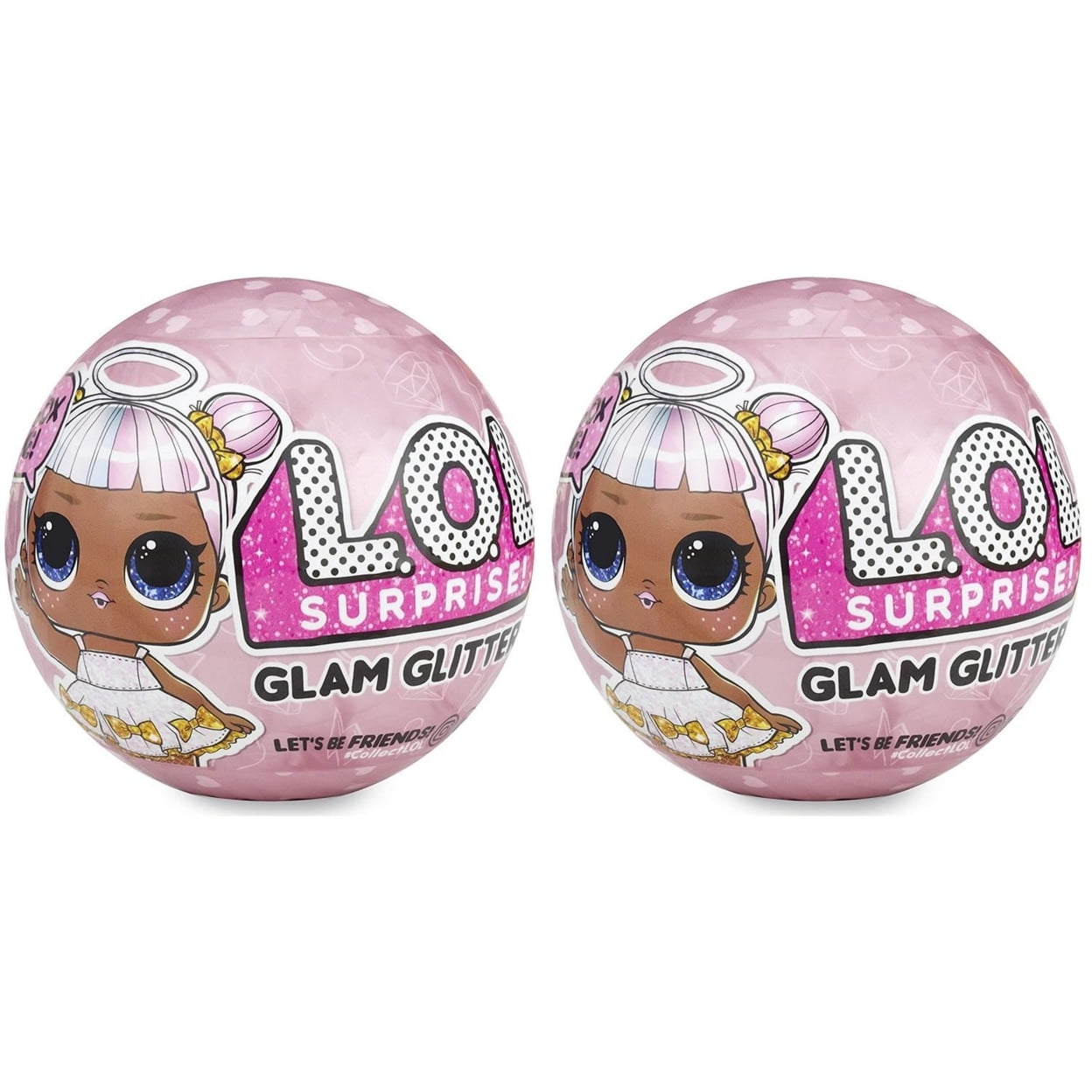 L.O.L. Surprise! Glam Series 2-Pack Glitter Limited Edition LOL Doll ...