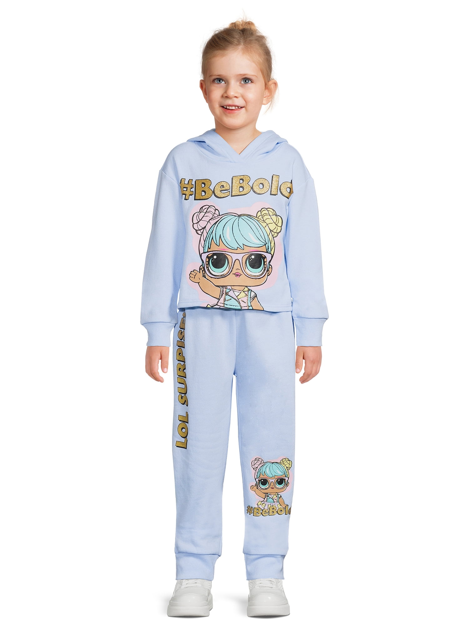 L.O.L. Surprise! Hoodie, Jogger and Shorts Outfit Set, 3-Piece, Sizes 4 ...