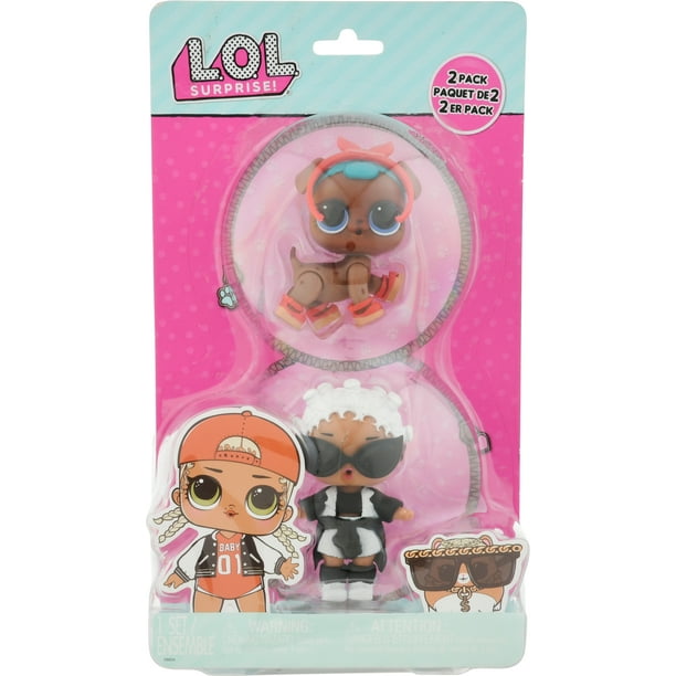 L.O.L. Surprise Lil Sis and Pet (2 pack) - Dolls Vary - Walmart ...