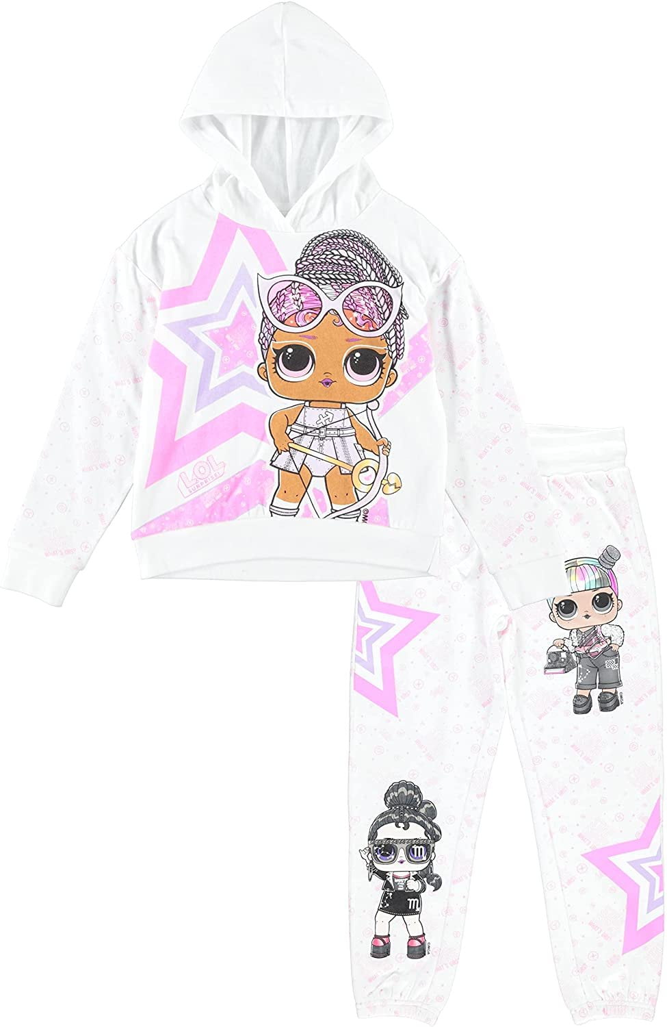 L.O.L. Surprise! Oversized Jumbo Pullover Hoodie and Jogger Clothing ...