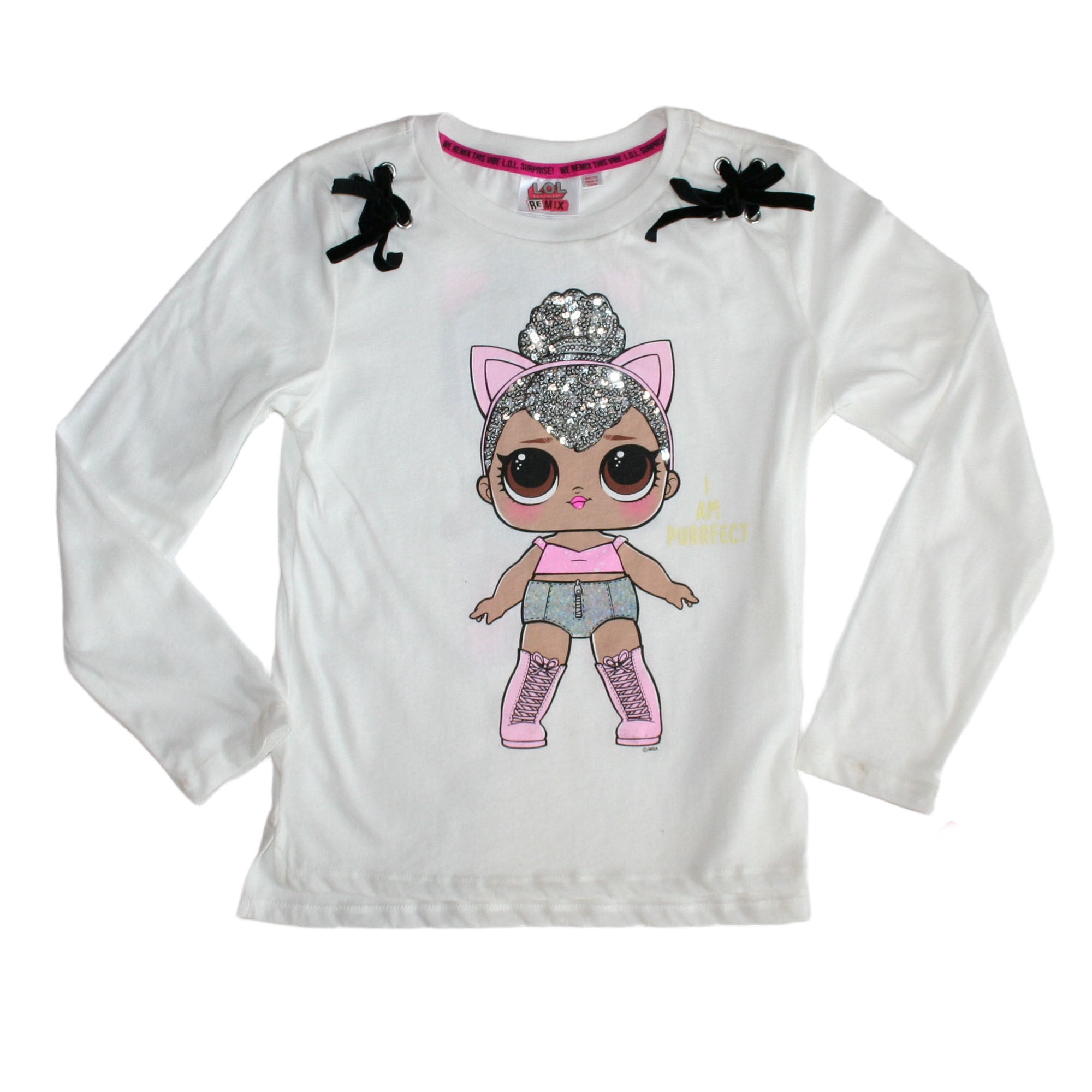 L.O.L. Surprise Remix Big Girl's Glow in the Dark Long Sleeve XL (14/16) - Walmart.com
