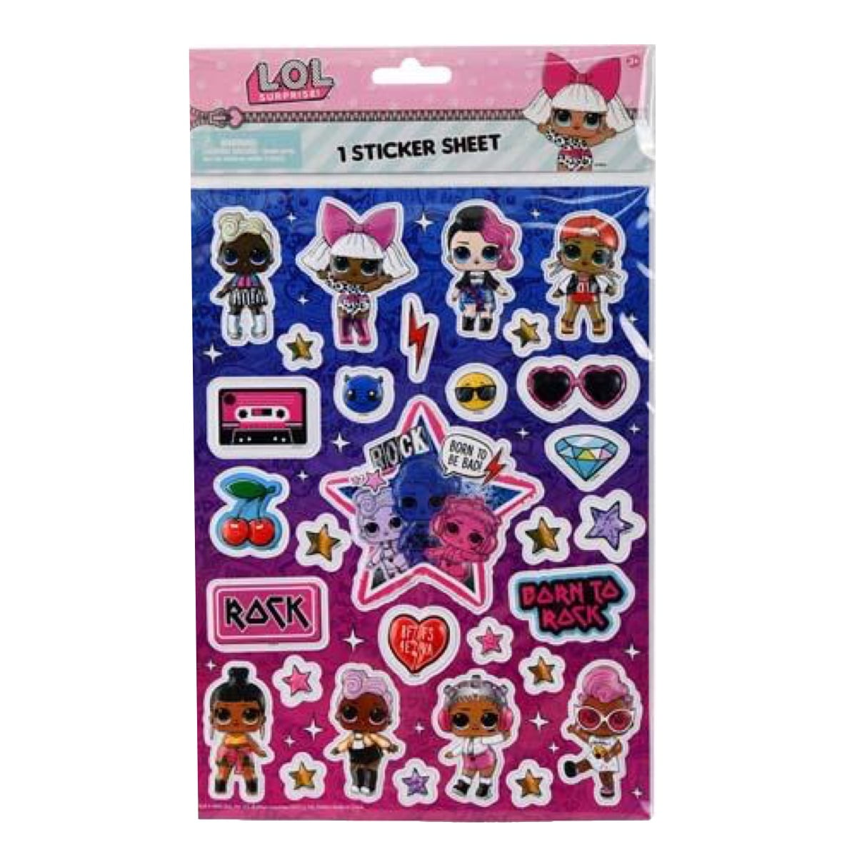 L.O.L. Surprise! Sticker Sheet - Walmart.com