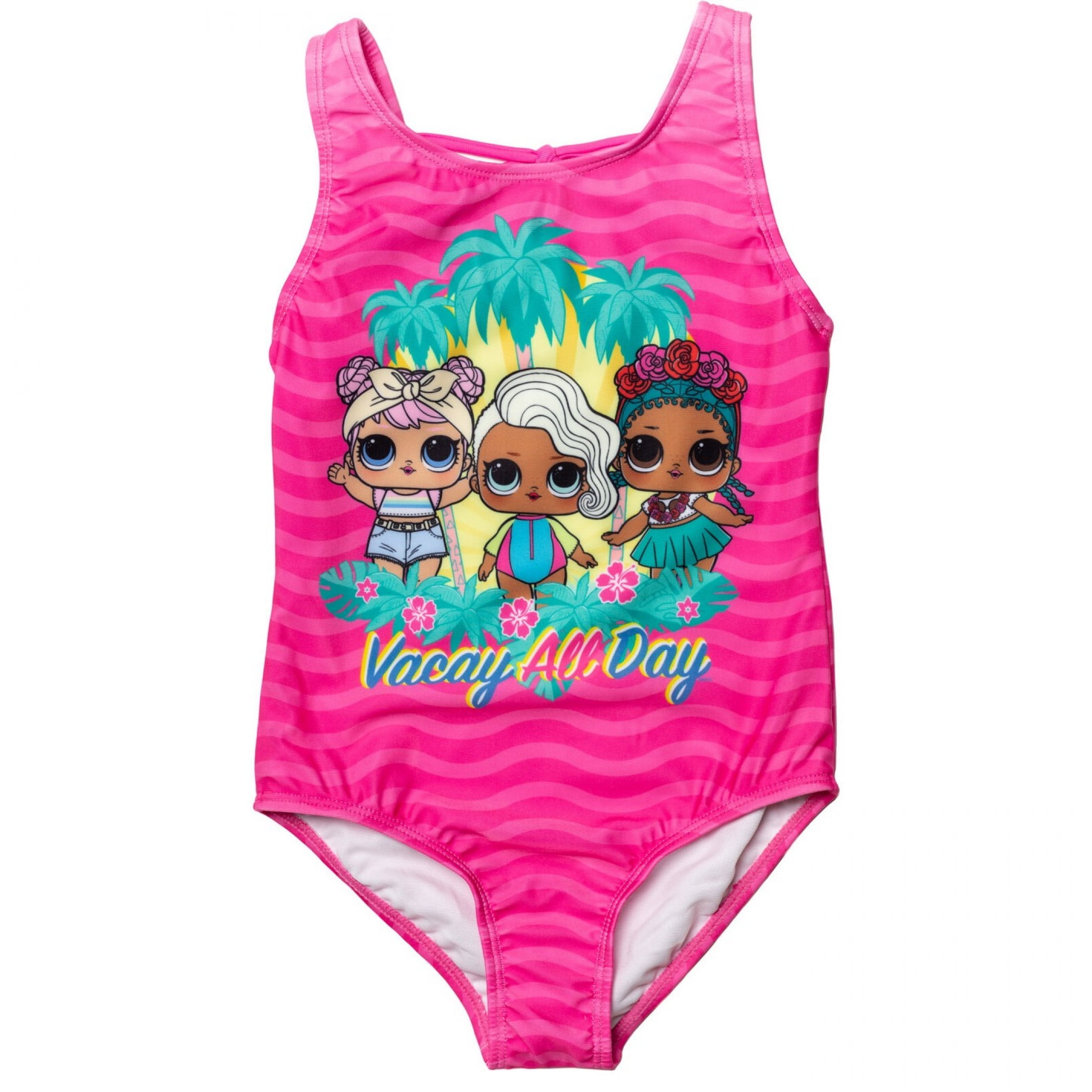 L.O.L. Surprise! Surfer Babe Coconut Q.T. Dawn Little Girls One Piece ...
