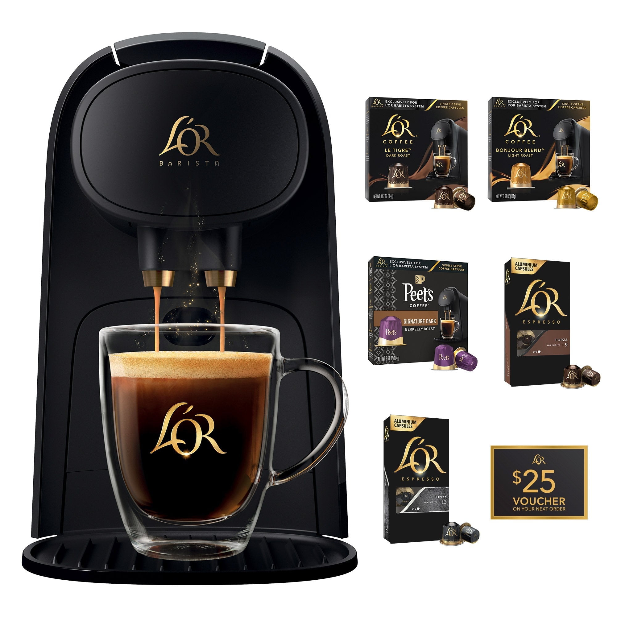 L'OR BARISTA Coffee & Espresso Machine - Walmart.com