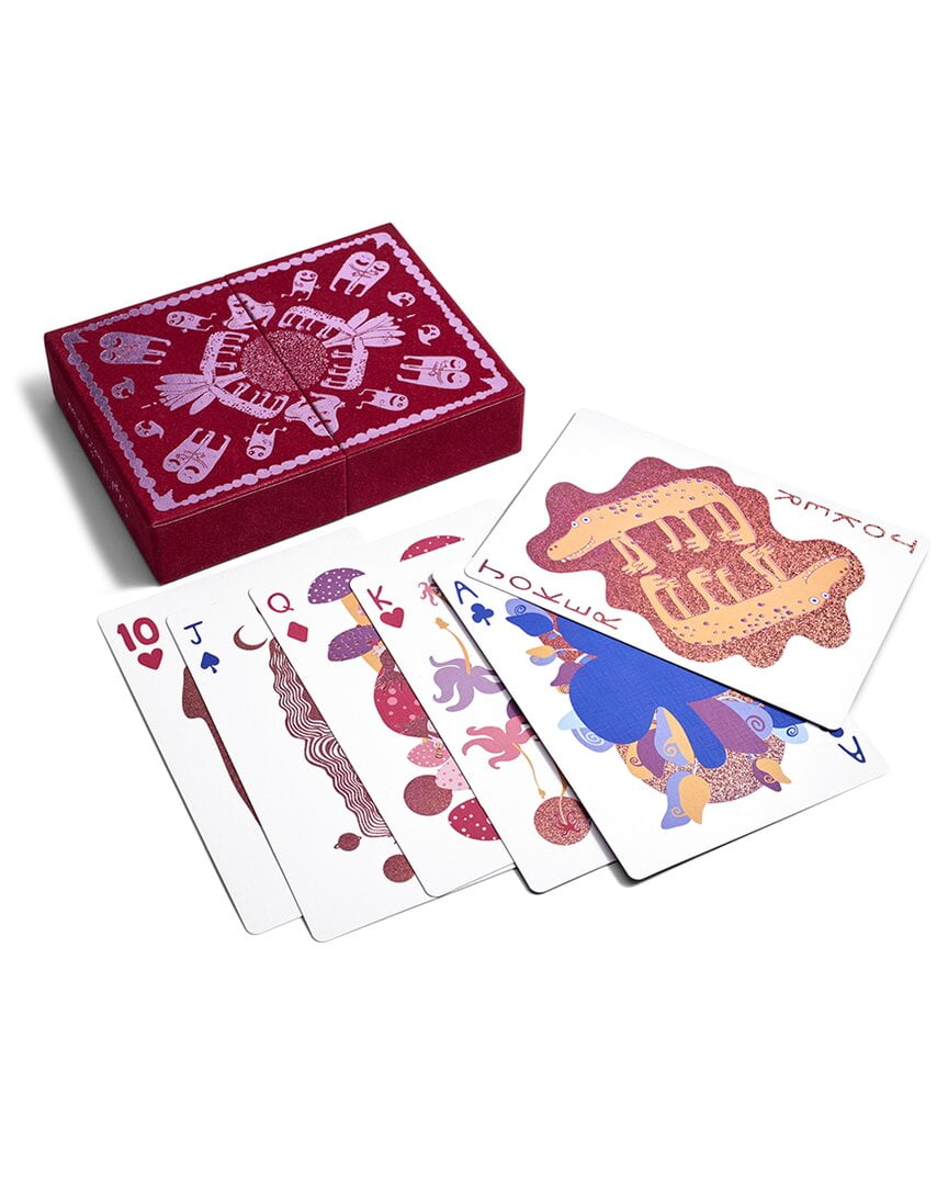 L'Objet Haas Jumbo Playing Cards, Pink - Walmart.com
