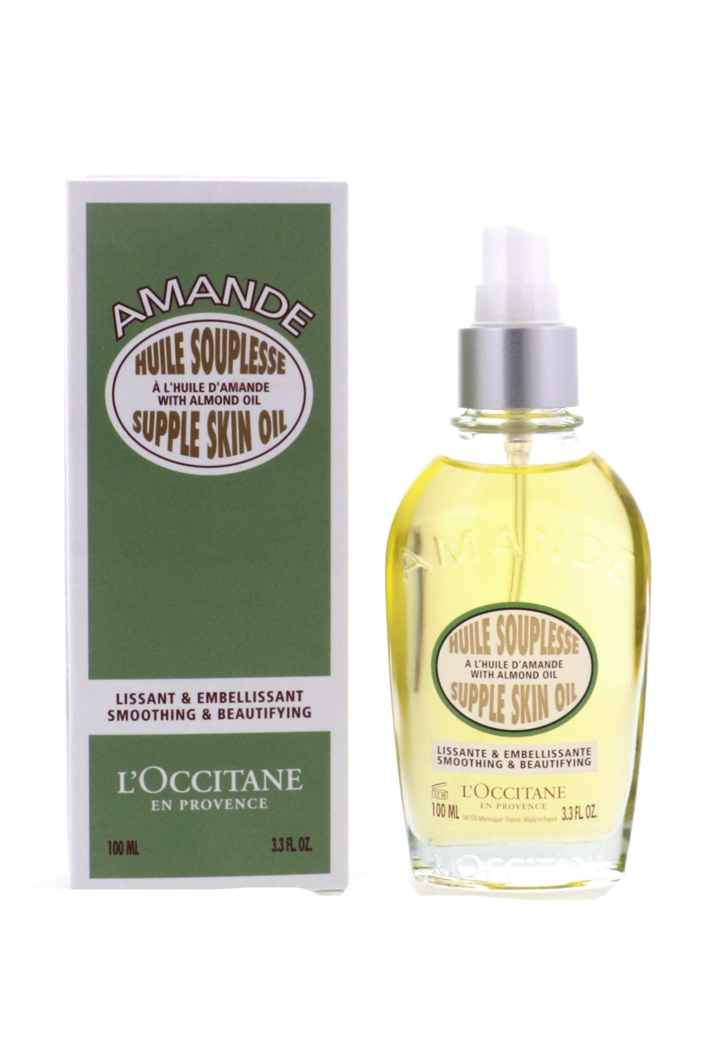 L'Occitane Almond Supple Skin Oil - Smoothing Beautifying 100ml/3.4oz - Walmart.com