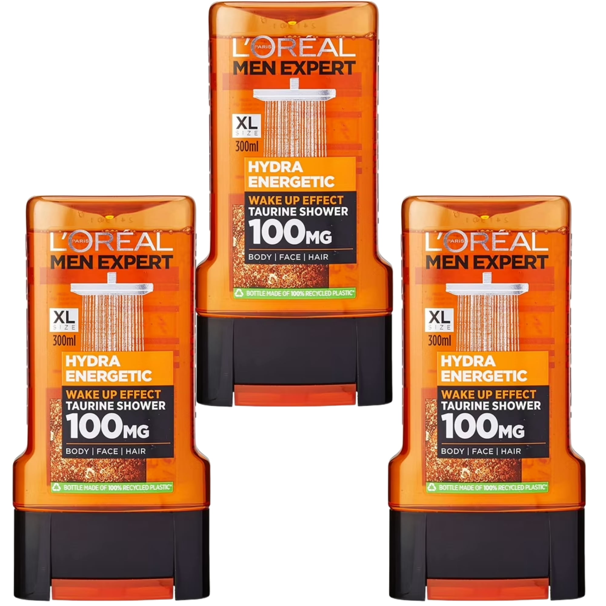 L'Oréal Men Expert Hydra Energetic Taurine Shower Gel, Wake-Up Effect ...