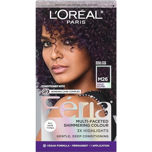 Lâ€™OrÃ©al Paris Feria Midnight Bold Multi-Faceted Permanent One-Step ...