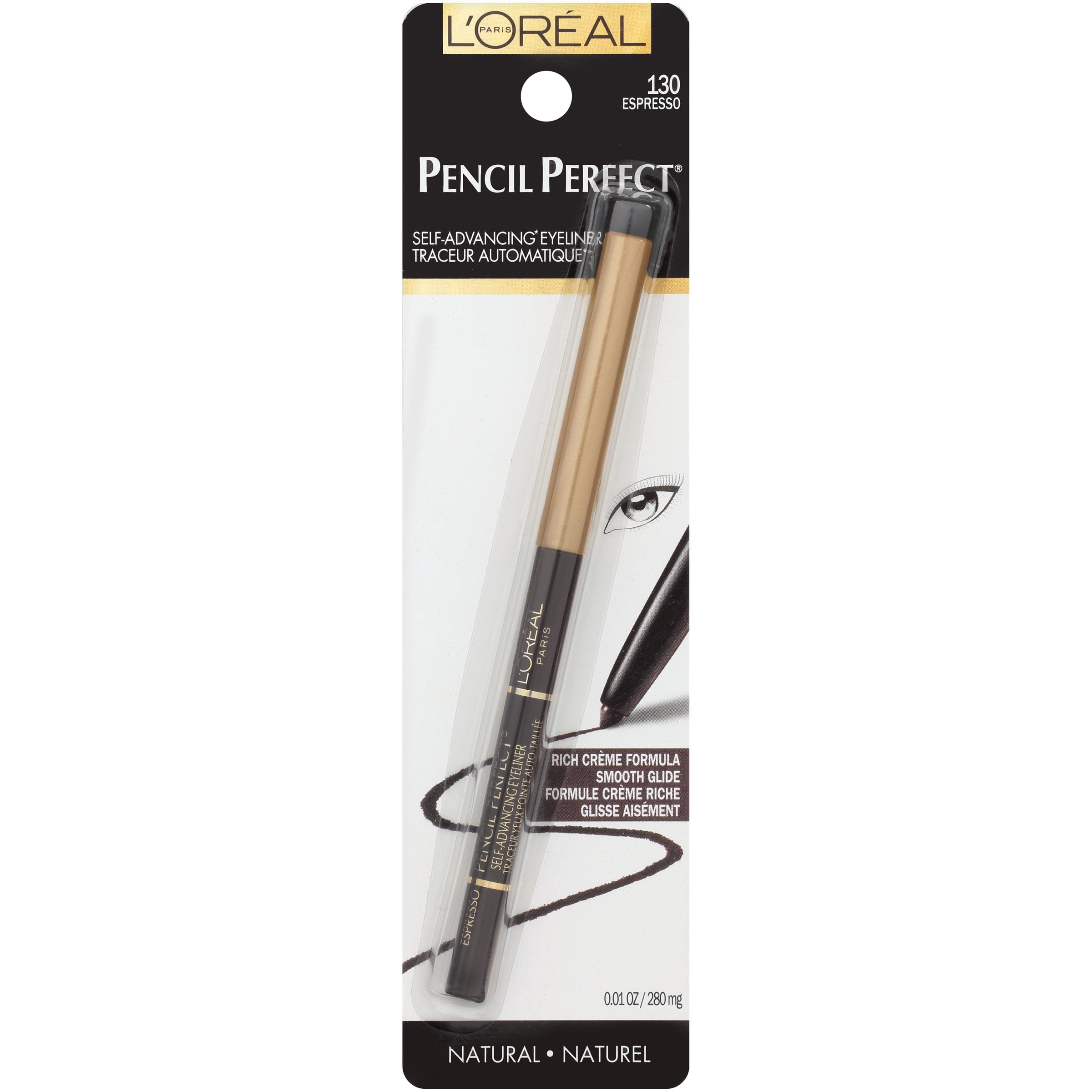 L'Oréal Paris Pencil Perfect Self-Advancing Eyeliner Expresso - 0.01 oz ...